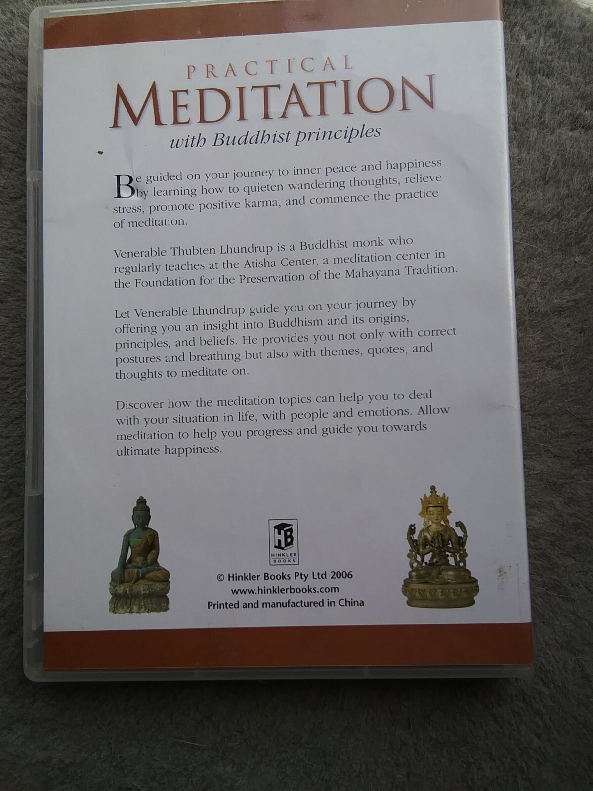 Practical Meditation with Buddhist Principles (DVD, 2006) Venerable ...