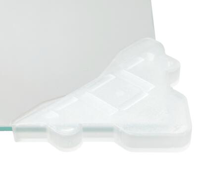 Glass Corner Protectors 3-4mm White Plastic x 4 to 500 | eBay Australia