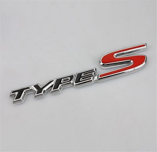 NEW 1Pcs Car Alloy Metal TYPES Auto Body Rear Trunk Lid Sticker Badge ...