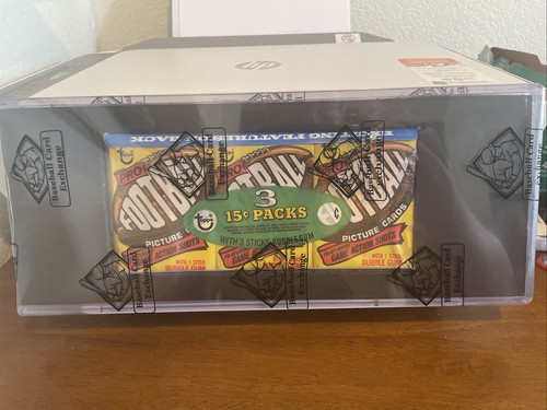 1977 Topps Football Wax Pack Tray BBCE Tough To Find SUPER RARE | eBay