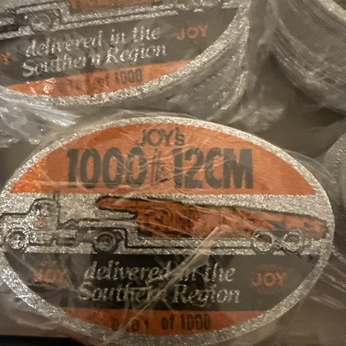 Rare Complete Set Of 1000 Joy Coal Mining Stickers Numbered From 1 To ...