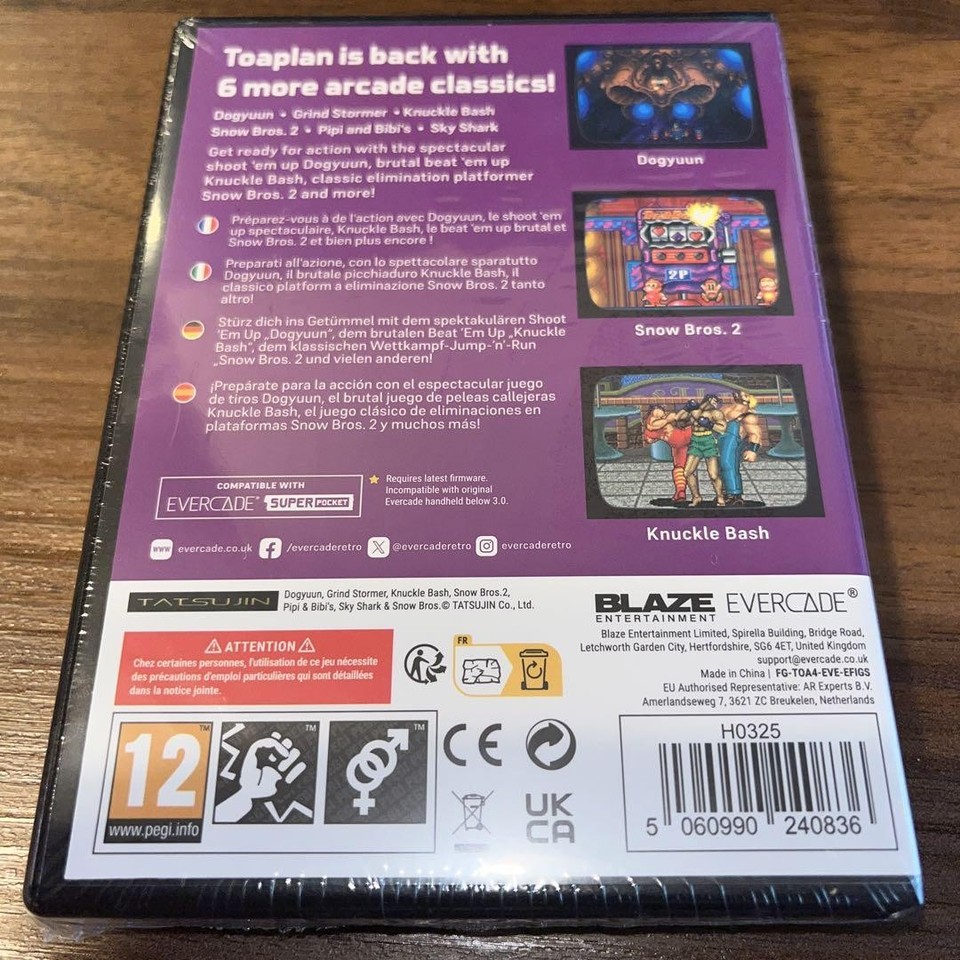 Evercade Toaplan Arcade 4 Toaplan Arcade 4 #fa251a | eBay