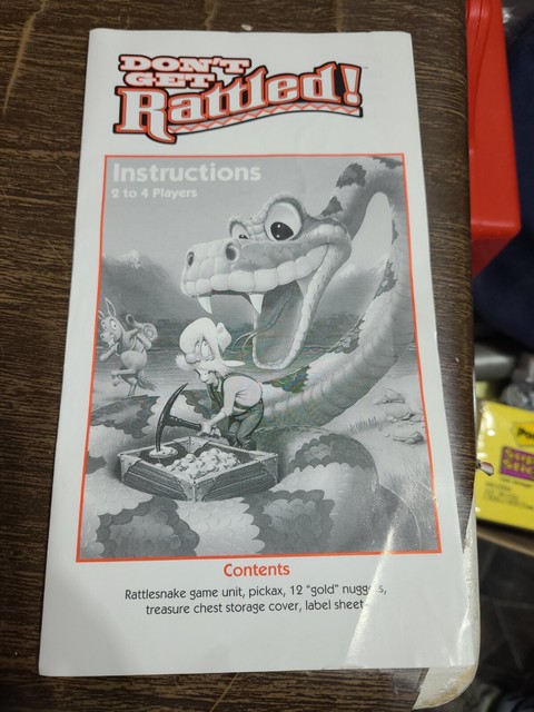 Vintage Don't Get Rattled Game Works Milton Bradley 1993 for sale ...