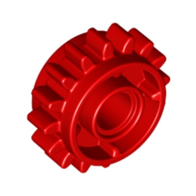 Lego 10x Genuine Technic Bright Red Clutch Z16 Gear Shift Cog 6100930 ...