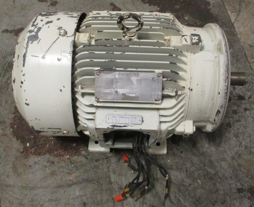 Siemens 1LA0213-2YK60 Electric Motor PE-21 Plus RGZE 7.5HP 213TZ 1-1/8 ...