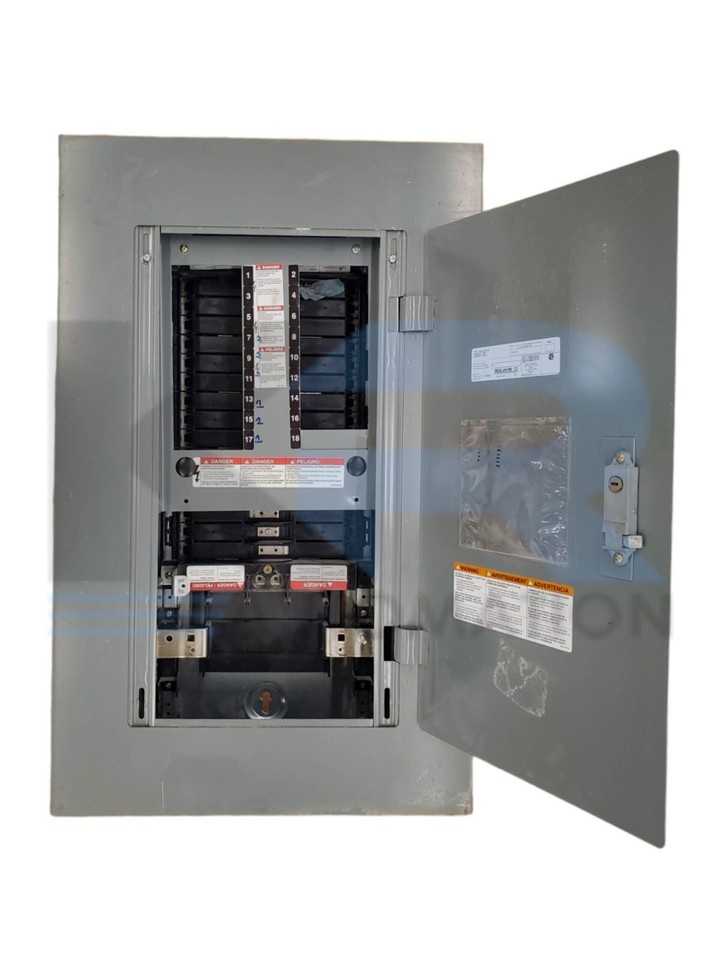 Square D NF Panelboard 125A 18 Spaces 3Ph 4W 480V W/Type 1 Enclosure ...