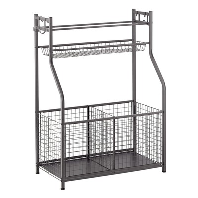 The Container Store Heavy-Duty Sports Storage Rack Matte Grey | eBay