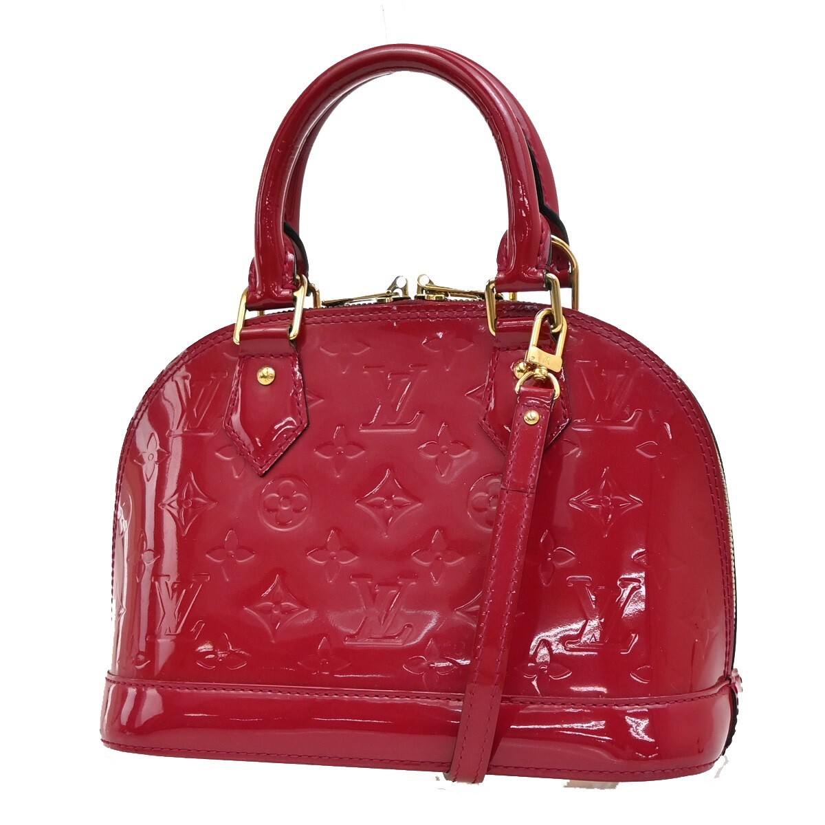 LOUIS VUITTON LV Alma BB Hand Bag Monogram Vernis Lea… - Gem