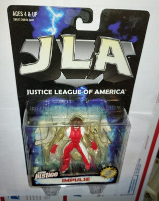 JLA Justice League Of America DC Hasbro Impulse Action Figure 1999 NIB ...