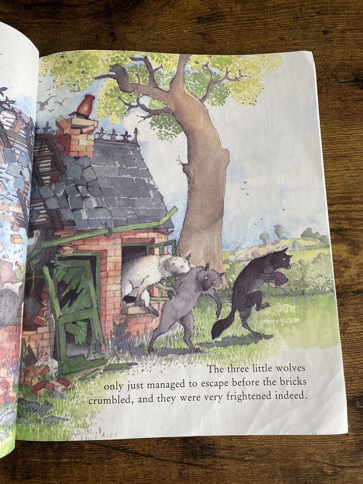 Vintage 1994 The Three Little Wolves And The Big Bad Pig Paperback Book ...