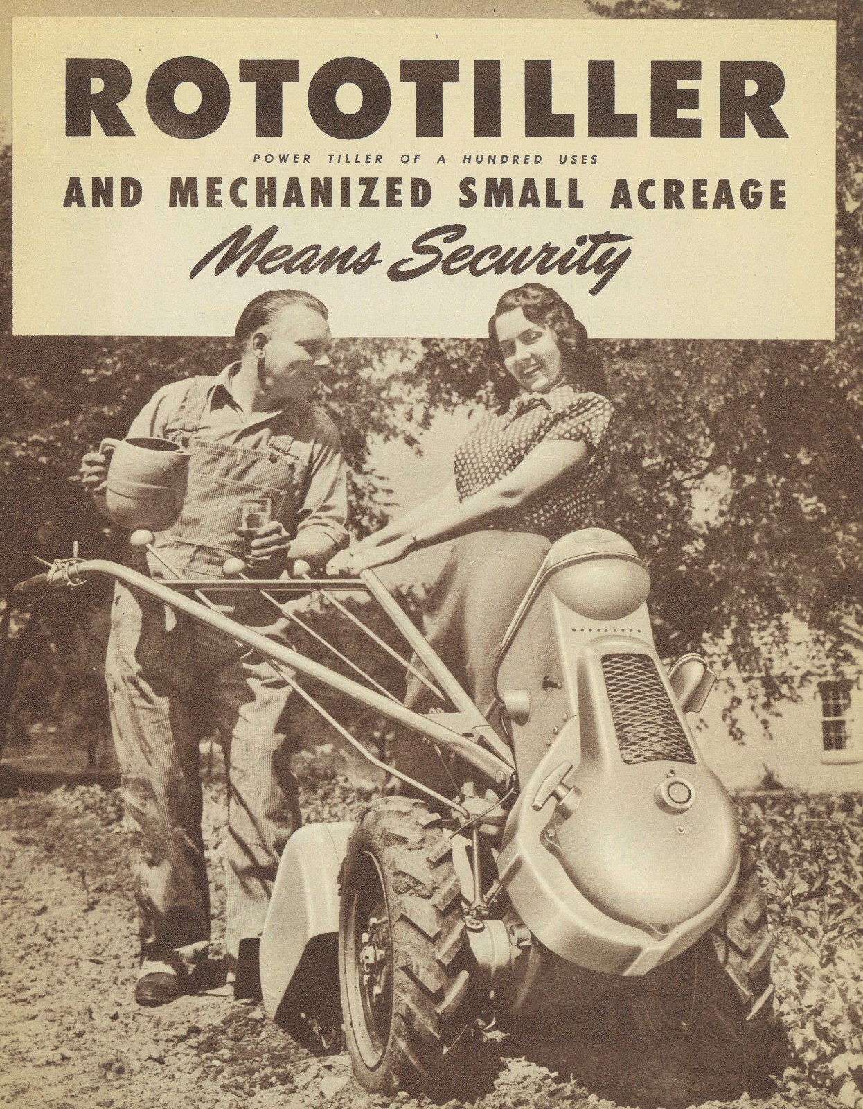 Frazer Rototiller Mechanized Small Acreage Powered Garden Tool Brochure ...