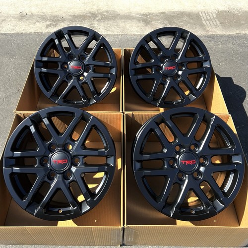18" Toyota Tacoma TRD Factory OEM Wheels Rims black 95407 2024 2025 Set ...