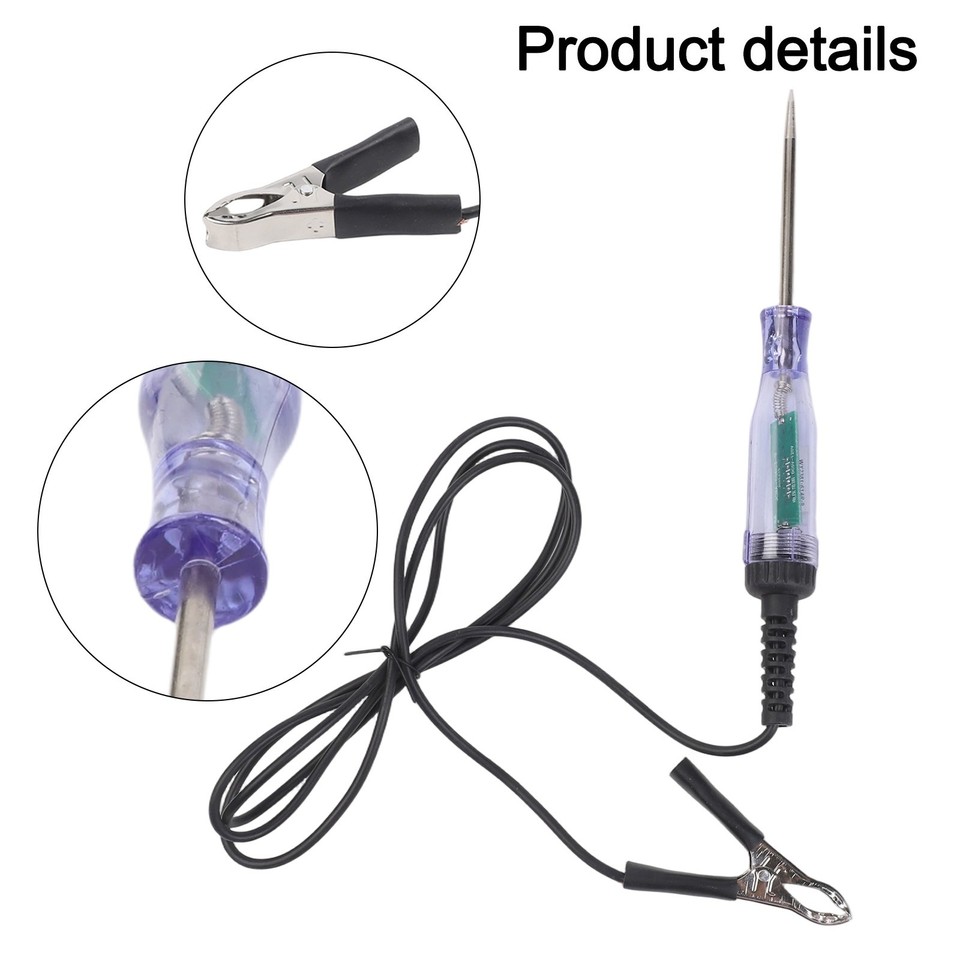 Chrome Plated Probe Car Voltage Tester Circuit Testing Tool Electric ...