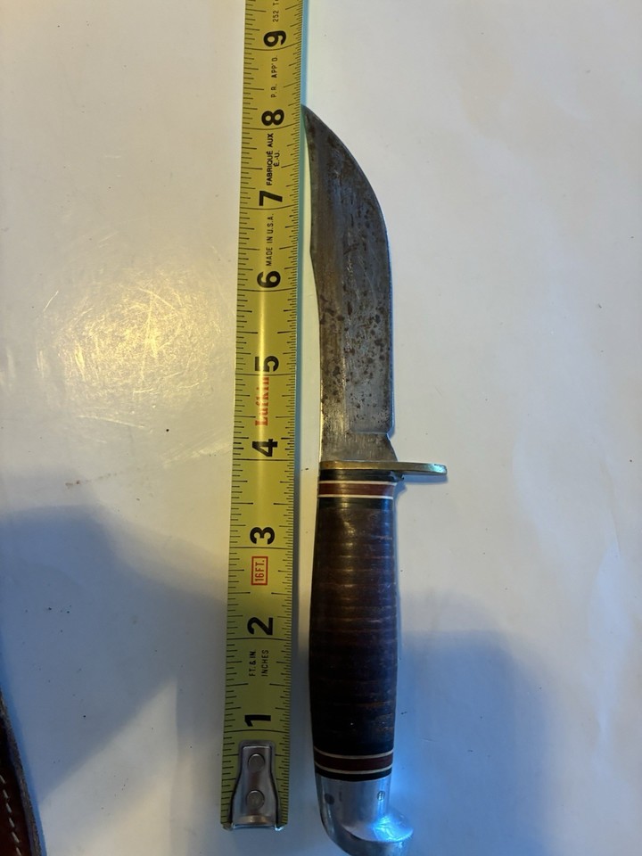 Vintage 1967-1972 Western Boulder Model L66 Hunting Knife with Original ...