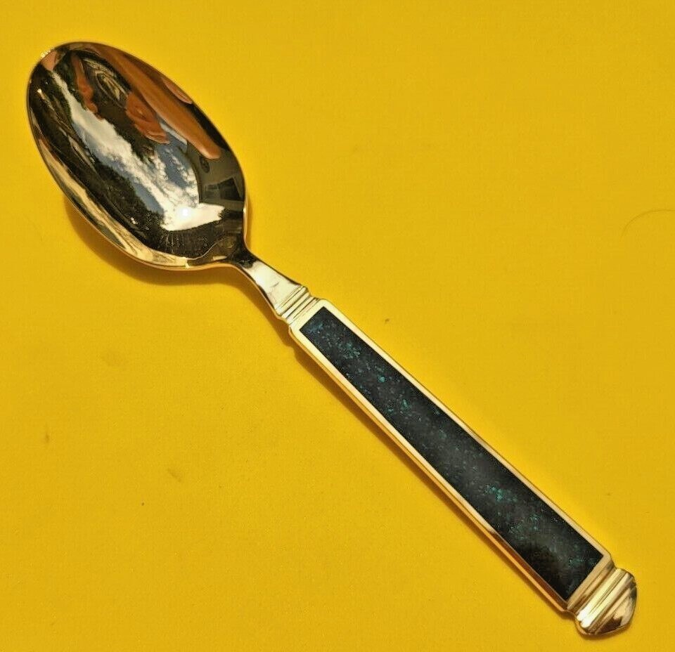 Yamazaki KRYSTALLOS Gold MALACHITE EMERAL GREEN Silverware CHOICE ...