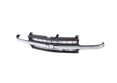 1999-2002 Chevy Silverado 1500 2000-2006 Suburban Black Grille w/Chrome ...