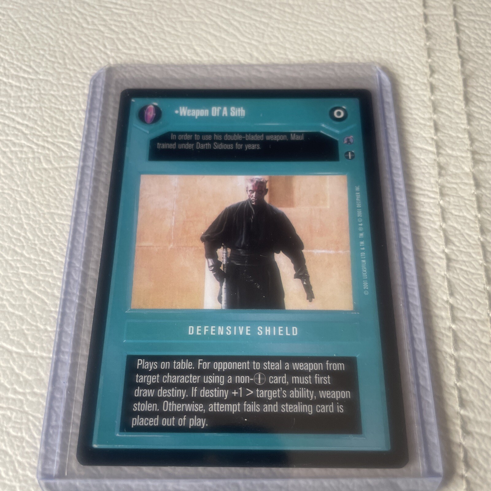 Star Wars CCG Reflections III 3 Premium Weapon Of A Sith | eBay