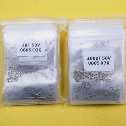 50 Value 0805 2012 SMD Ceramic capacitor (1pF~10uF) MLCC SMT KIT ...