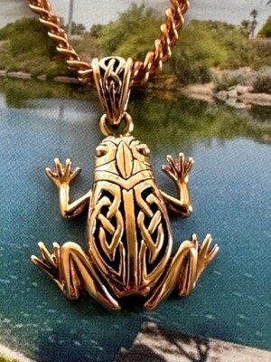 Solid Copper Celtic Frog Pendant #CPD5691. | eBay