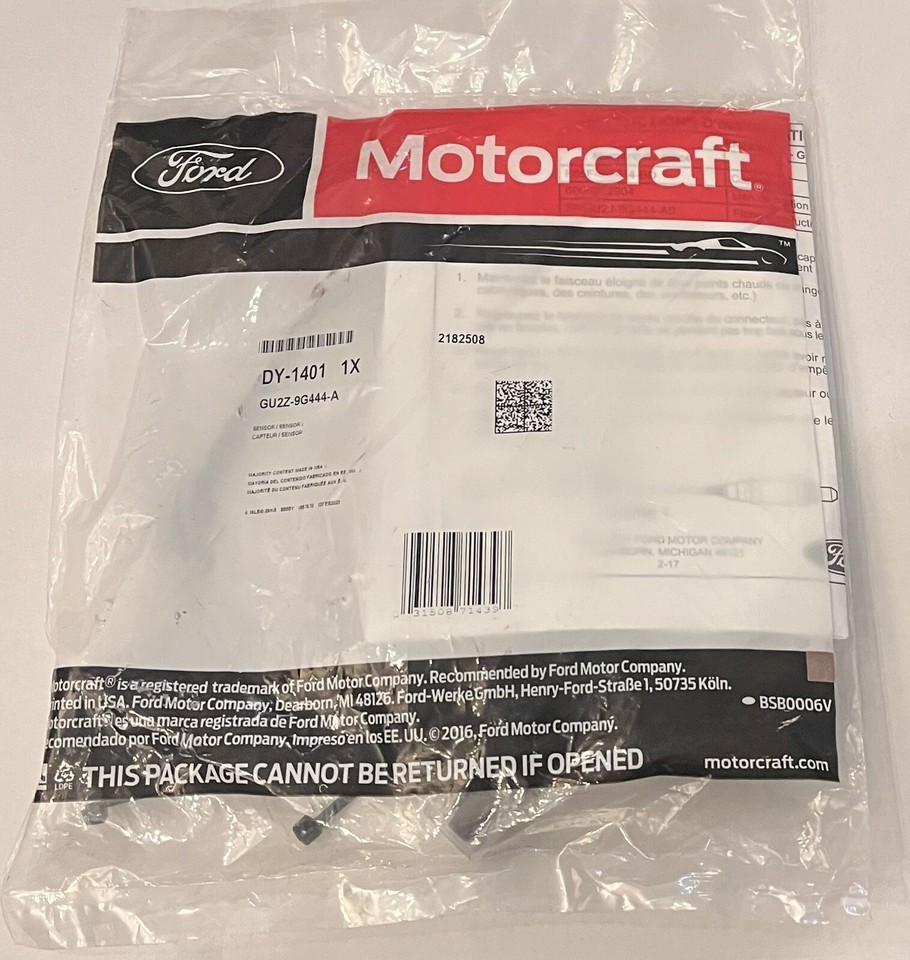 Motorcraft DY-1401 Oxygen O2 Sensor REPLACES DY-1039 ~ Ford Lincoln ...