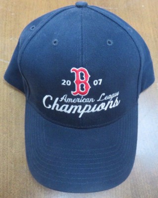 Boston Red Sox 2007 ALCS Champions Hat 100% Cotton NWT By Twin ...