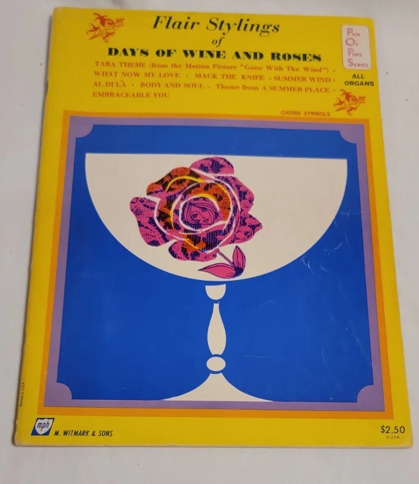 FLAIR STYLINGS Songbook Sheet Music Vintage 1960's Pop Organs Piano ...