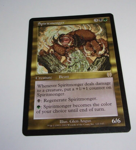 Spiritmonger Magic the Gathering card MTG lot | eBay