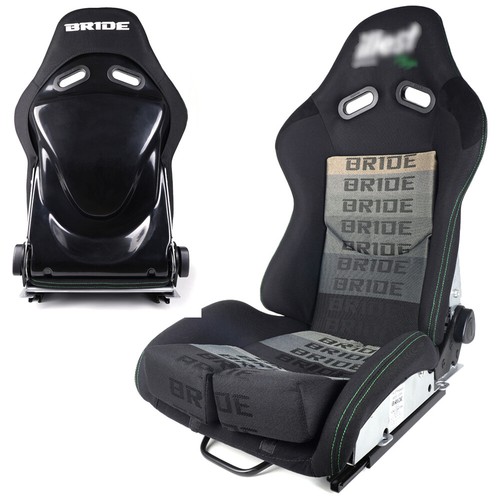 Large Size BRIDE Seats Low Max Racing Seats Black Adjustable Backrest w ...