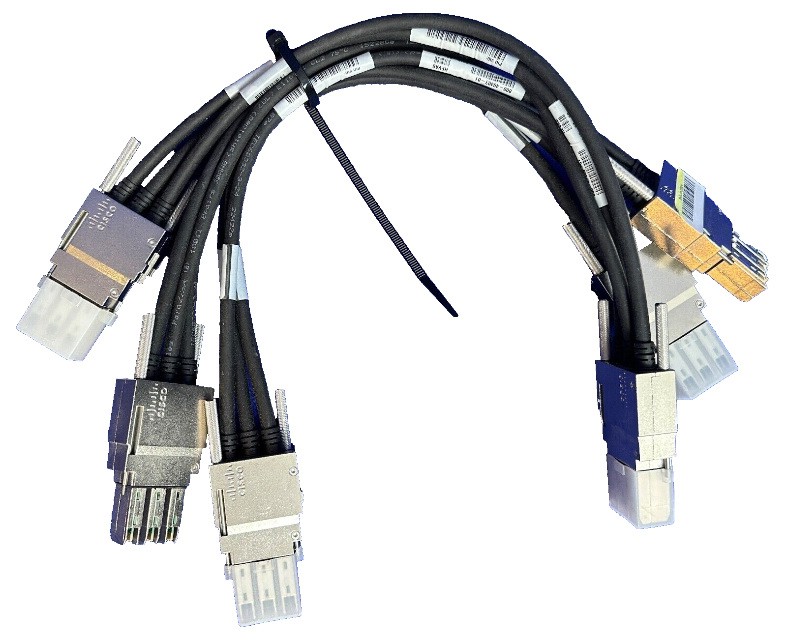 CISCO STACK-T1-50CM, Stacking Cable P/N: 800-40403-01, Lot of 3, NEW ...