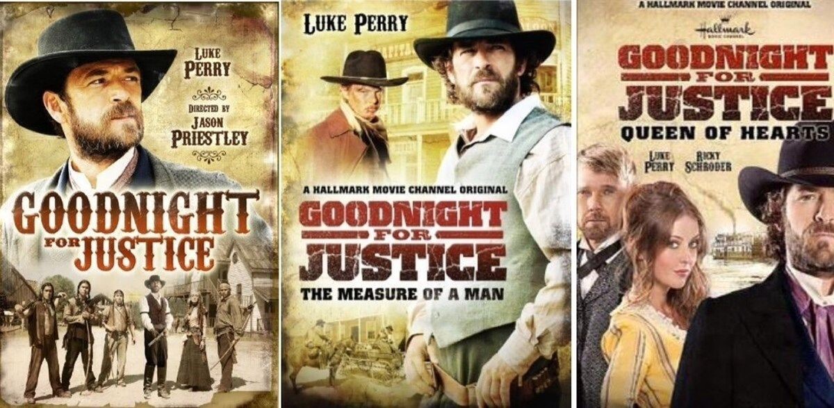 GOODNIGHT FOR JUSTICE-1+2+3 Movie Trilogy-Luke Perry-Katharine Isabelle ...
