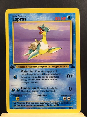 Lapras 25/62 1st Edition | eBay