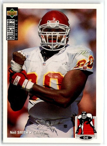 1994 Collector's Choice Neil Smith Kansas City Chiefs #76 | eBay