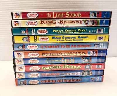 Thomas the Tank Engine and Friends Lot Of 10 DVDs PBS James Percy ALL ...