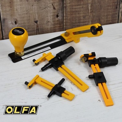 OLFA Compass Cutter Tool for Cutting Circles & Replacement Blades 4 ...