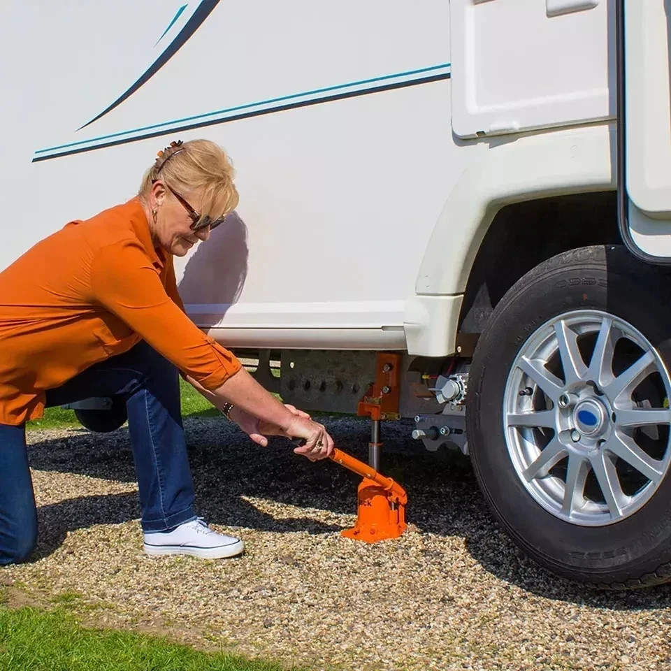 Purpleline Kojack Hydraulic Caravan Jack Suitable for Twin Axle ...