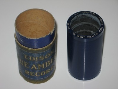 EDISON BLUE AMBEROL PHONOGRAPH CYLINDER : CONCERT SERIES 28112 | eBay UK