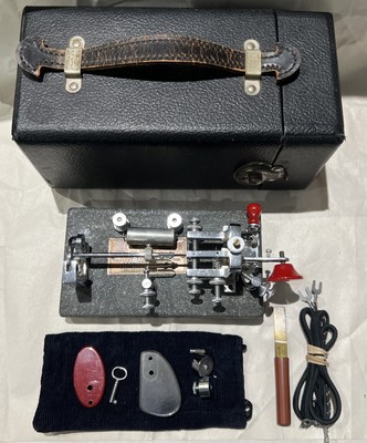 Ww2 1944 Vibroplex Deluxe Bug with key in case 136708 | eBay