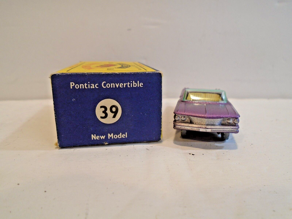 Matchbox 39 Pontiac Convertible nMINT in Box | eBay