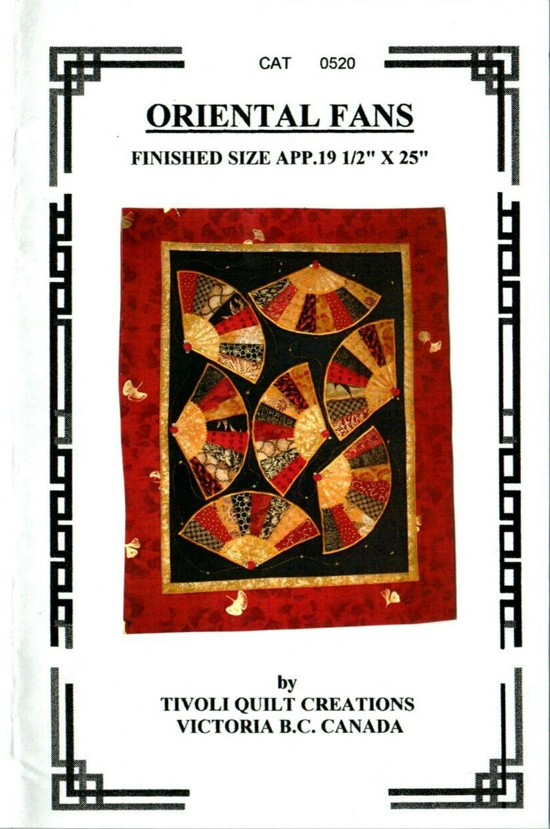 Oriental Fan Quilt Pattern Oriental Harmony Quilt Pattern