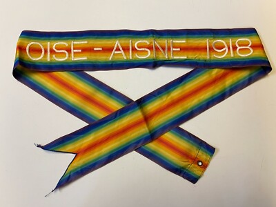 St504 US Army Streamer WW1 Oise Aisne 1918 IR41 | eBay