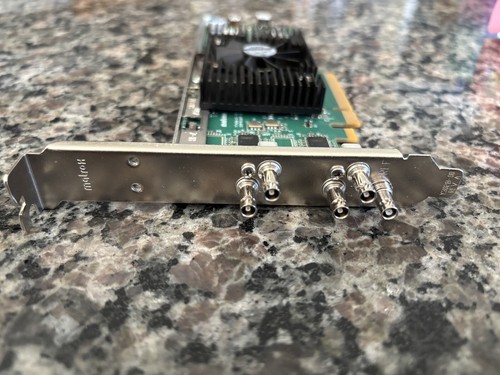 Matrox DSX LE4 (DSXLE4L/4/100F) for Chyron / Vizrt SDI I/O Card | eBay