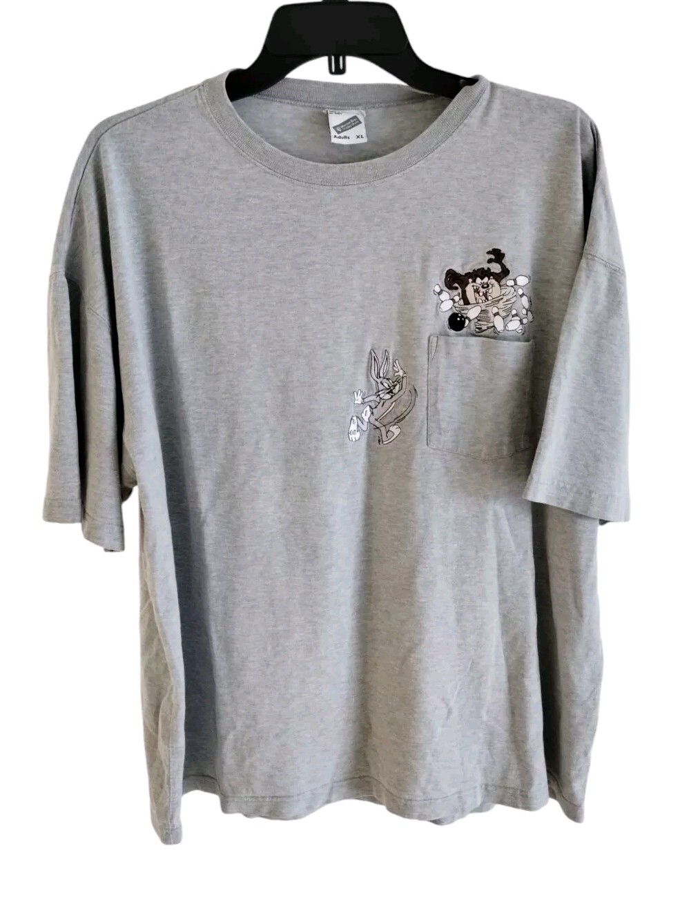 Looney Tunes Bugs Bunny Taz Vintage Bowling Tee Shirt… - Gem