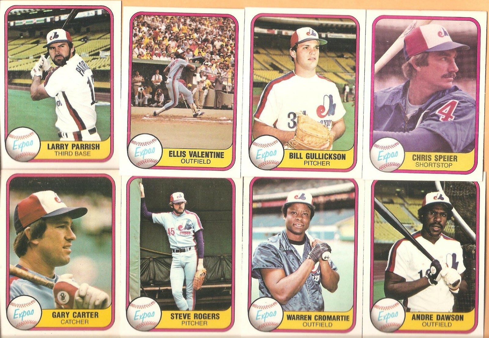 MONTREAL EXPOS 1981 FLEER COMPLETE TEAM SET-GARY CARTER/ANDRE DAWSON ...