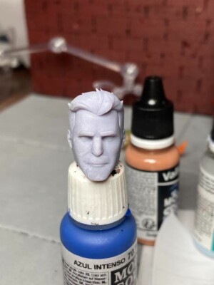 Omniman Custom Head Invincible 1/12 Scale Unpainted Marvel Legends ...