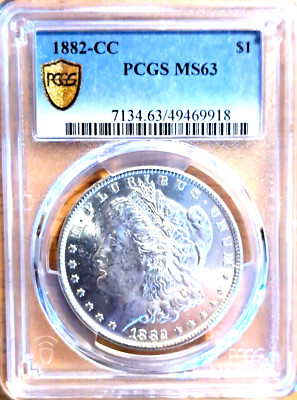 1882 CC PCGS MS63 Morgan | eBay
