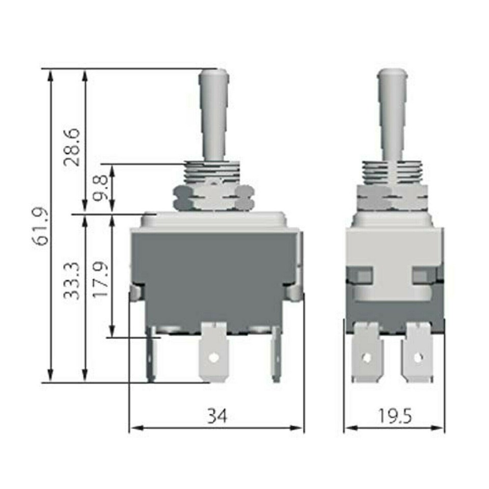 Toggle Switch for Husky Brute HT87452 HB3000 HB4500 Electric Trailer ...