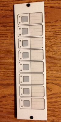 EDWARDS EST 2-16Y8S Annunciator Panel/Switches For EST2 Fire Alarm ...