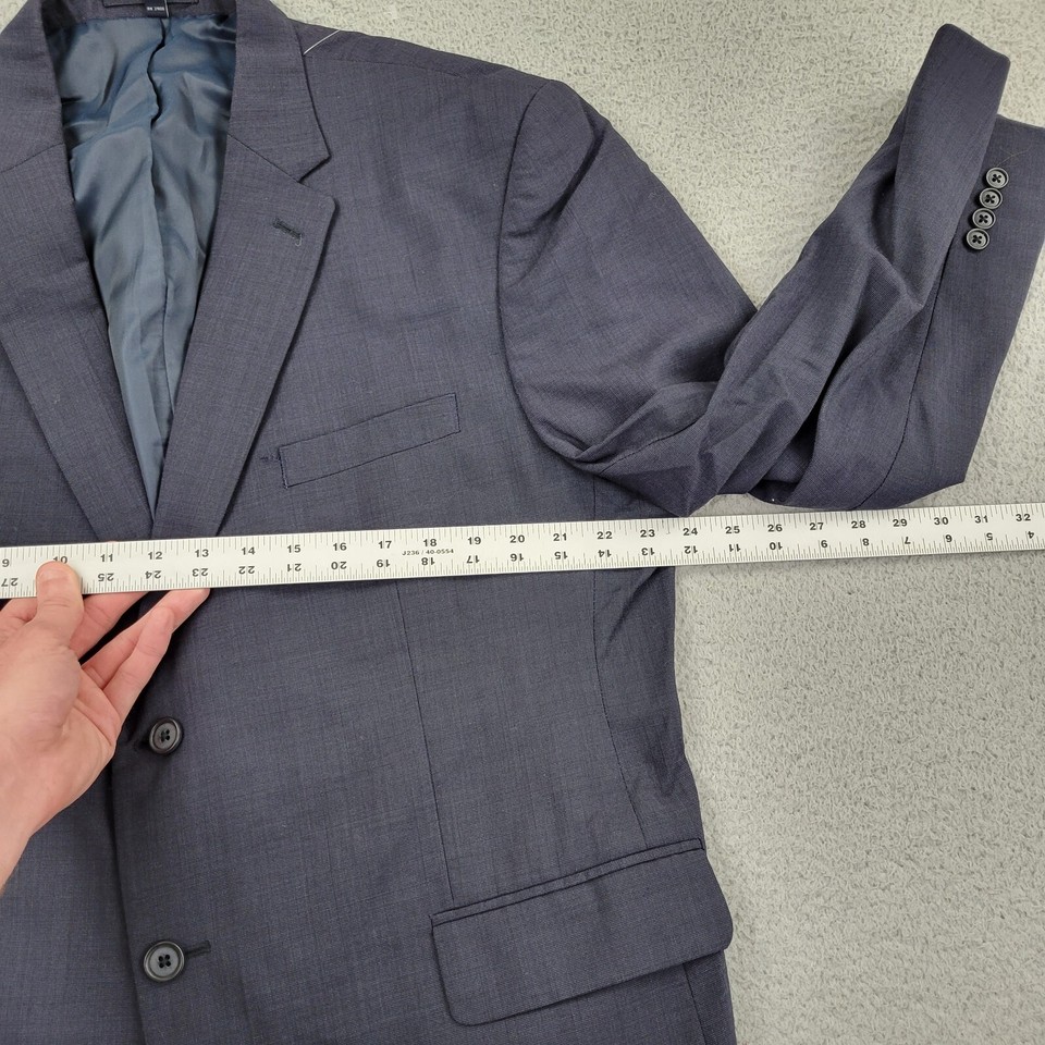 Jos A. Bank Blazer Mens 46S Wool Blue Pockets Suit Jacket Sport Coat | eBay