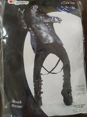 XL Shock Rocker Zombie Halloween Costume. Rotten Rockers, Manson | eBay