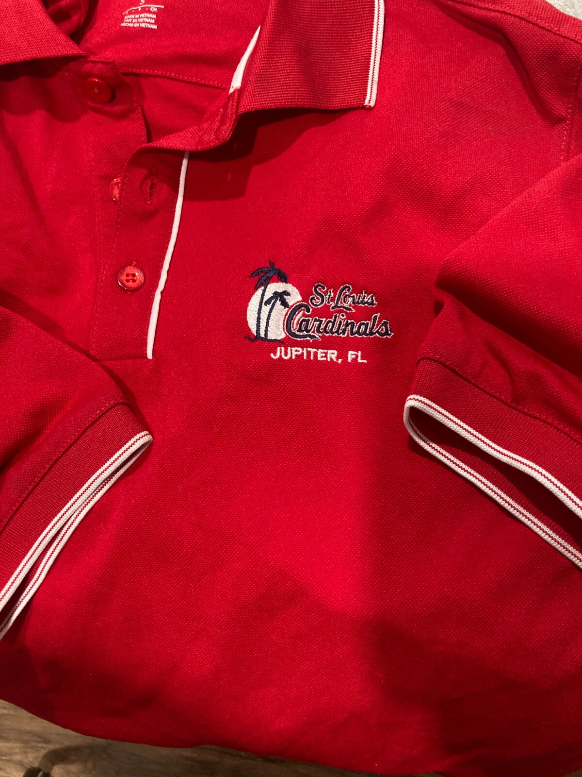 St. Louis Cardinals Jupiter Florida MLB golf polo Shirt men's Small NEW ...